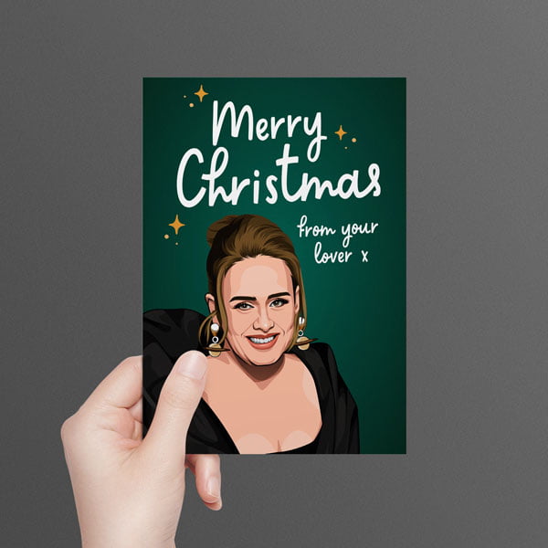 Adele from your lover Christmas Card - All Things Banter