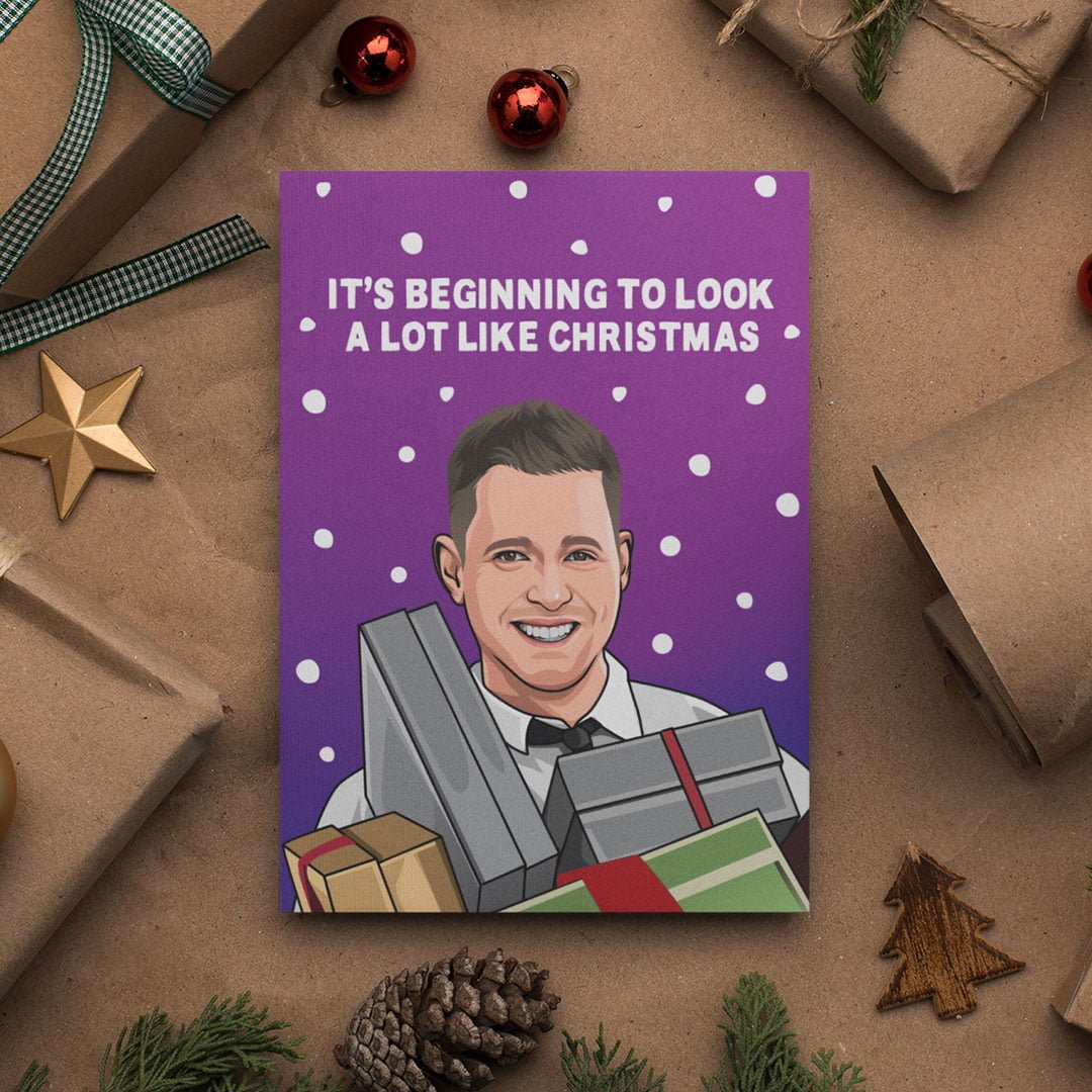 Michael Buble Christmas Card - All Things Banter
