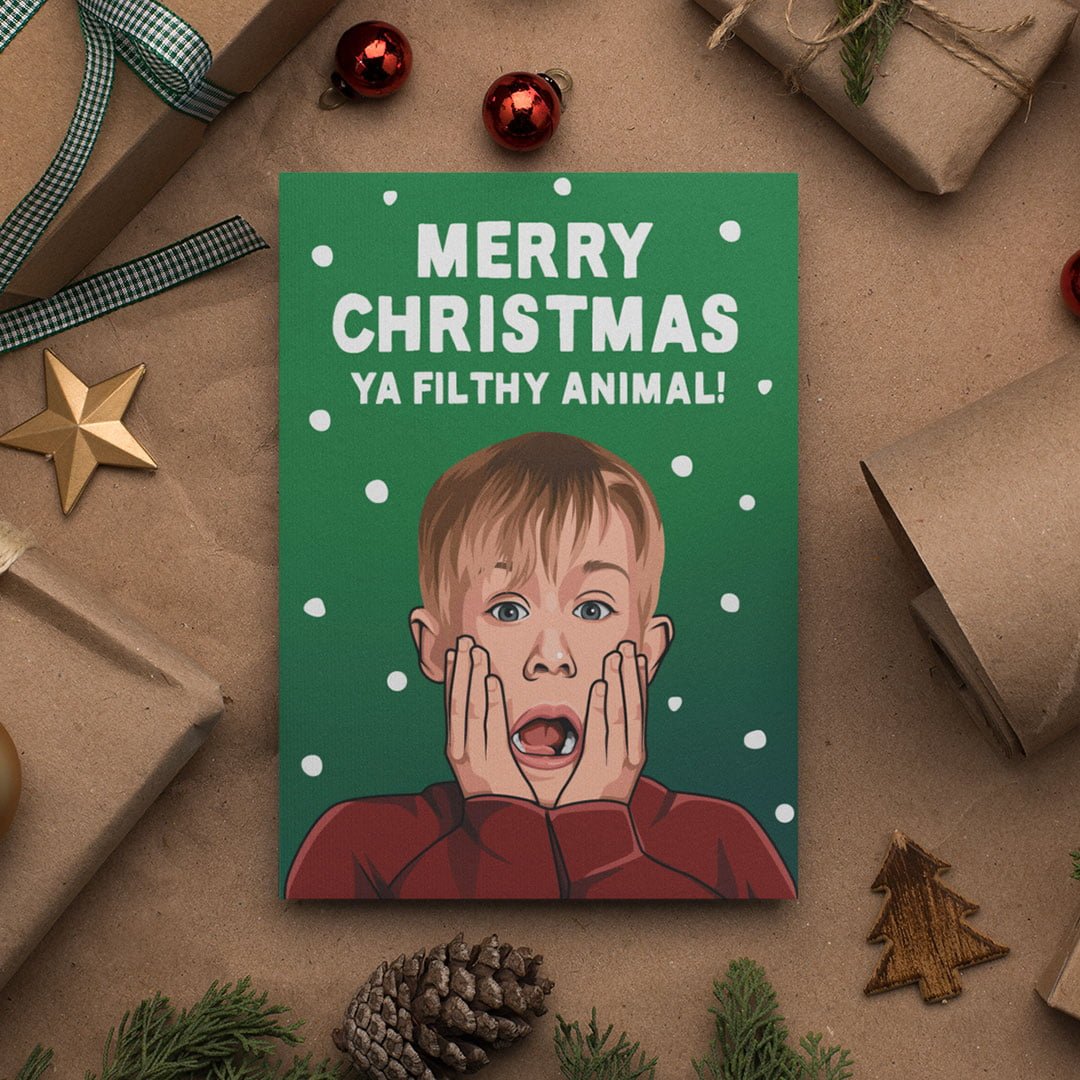 Home Alone Christmas Card - All Things Banter
