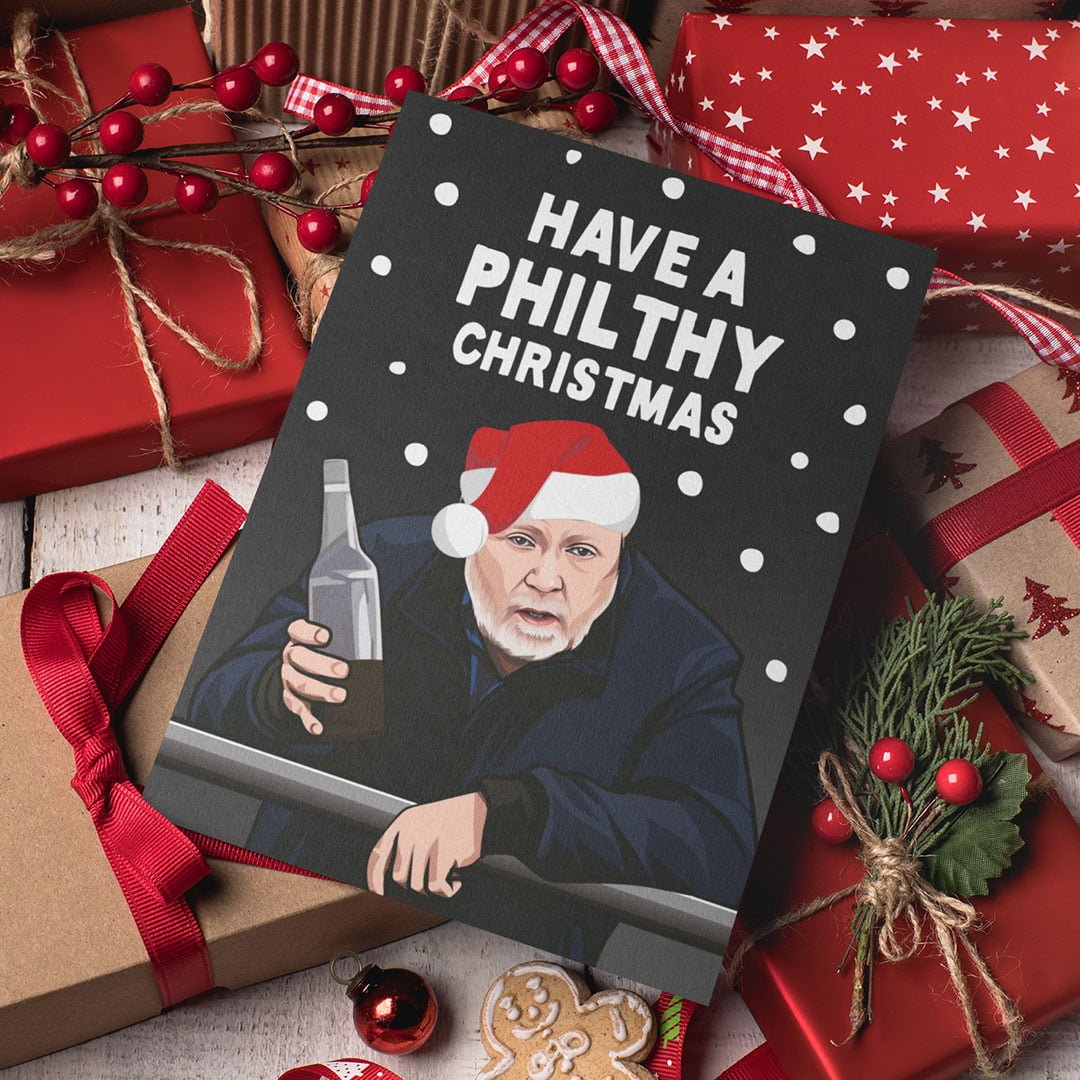 Phil Mitchell from Eastenders Christmas Card - All Things Banter