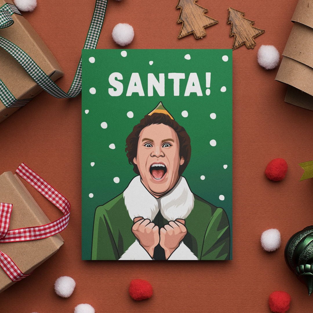 Buddy the Elf Christmas Card - All Things Banter